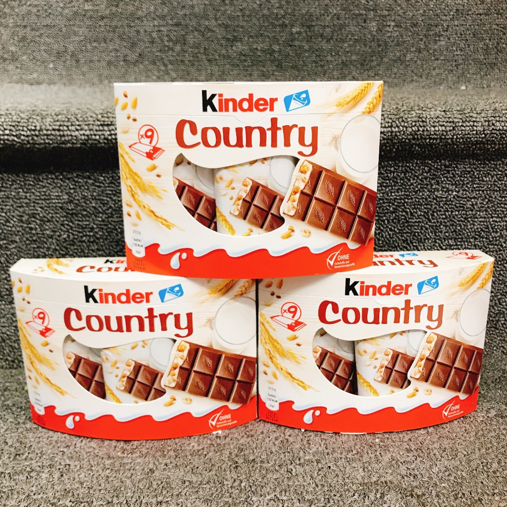 Socola Kinder Country 211,5g (Đức) | Shopee Việt Nam