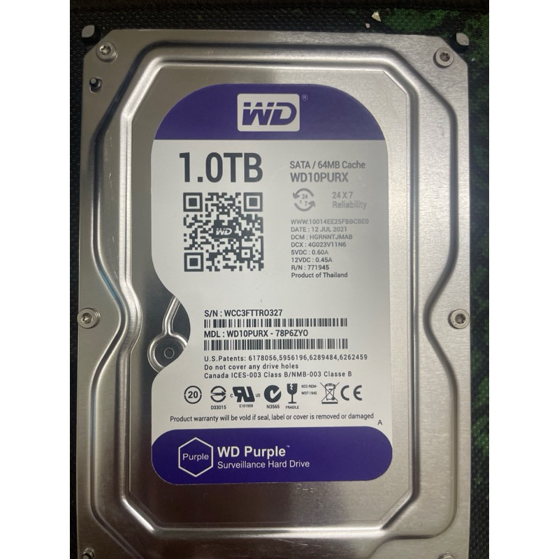 Ổ cứng HDD 1TB hàng sức khẻo 100% . Dùng cho camera và lắp máy PC ...