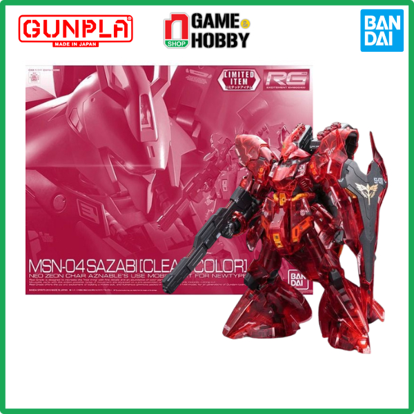 MSN-04 SAZABI - CLEAR COLOR (RG - 1/144) - MÔ HÌNH GUNDAM CHÍNH HÃNG ...