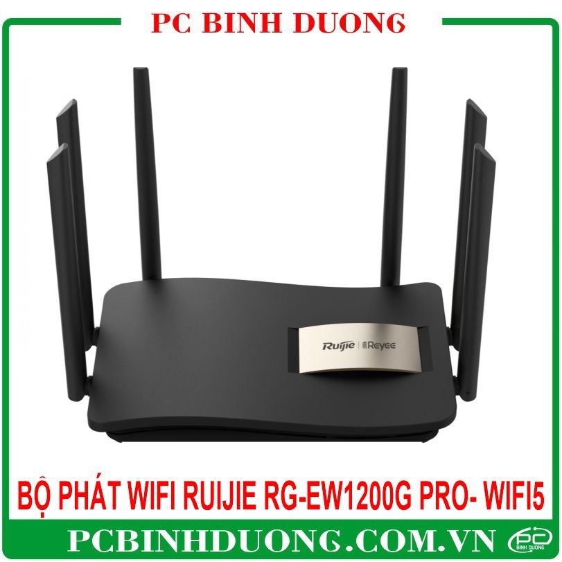 Bộ phát wifi hai băng tần RUIJIE RG-EW1200G PRO AC1300 MU-MIMO hỗ trợ ...