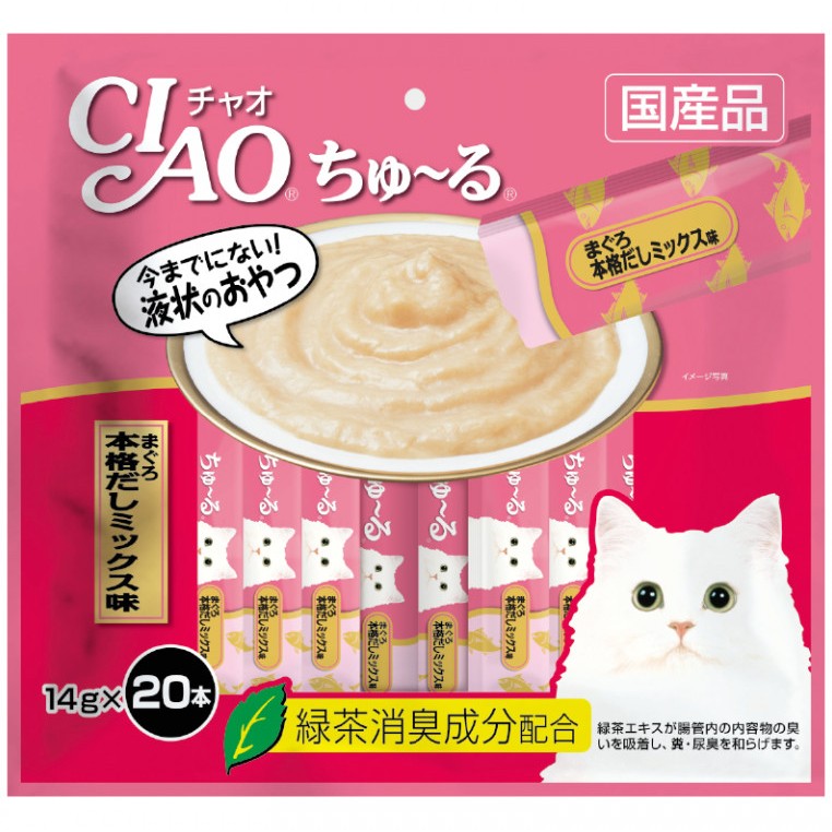 CIAO 20 TUÝP Súp thưởng cho mèo CIAO vị cá ngừ Nhật Bản | Ciao Churu Tuna Japanese Broth Cat ...