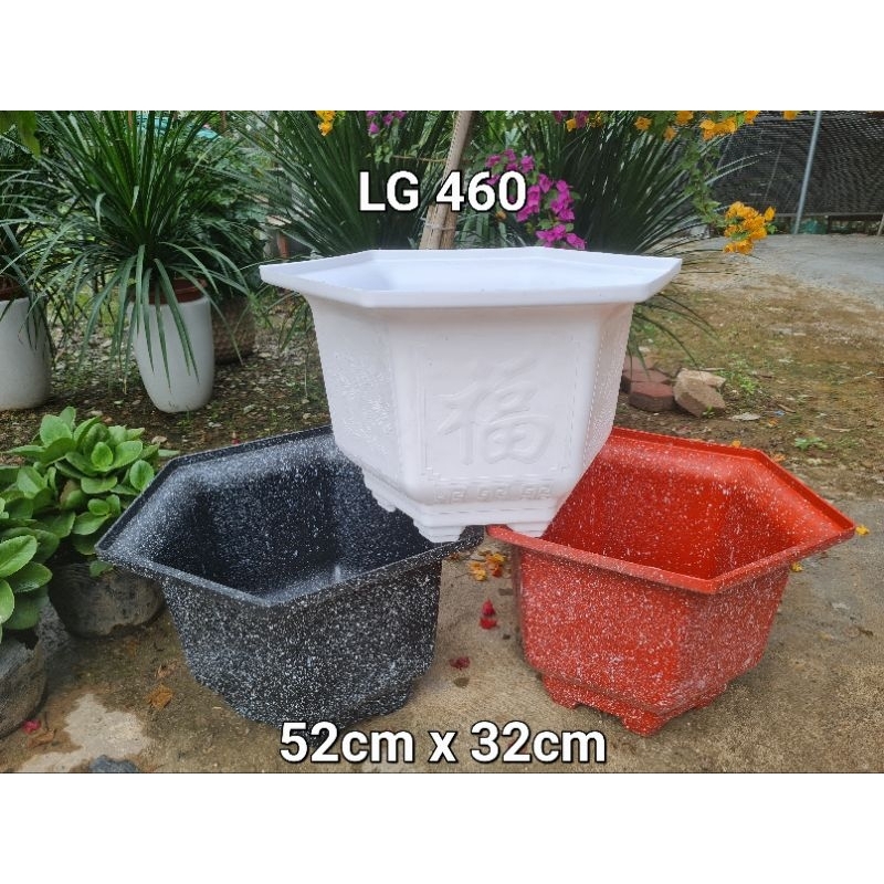 Chậu nhựa lục giác LG 460 kích thước miệng 52cmx cao 32cm | Shopee Việt Nam