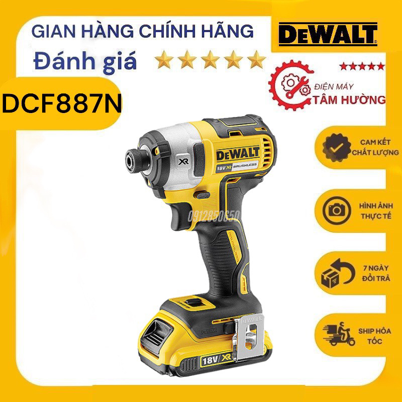 Máy vặn Vít Dewalt 18v DCF887 - Bản chính hãng bảo hành 3 năm | Shopee Việt Nam