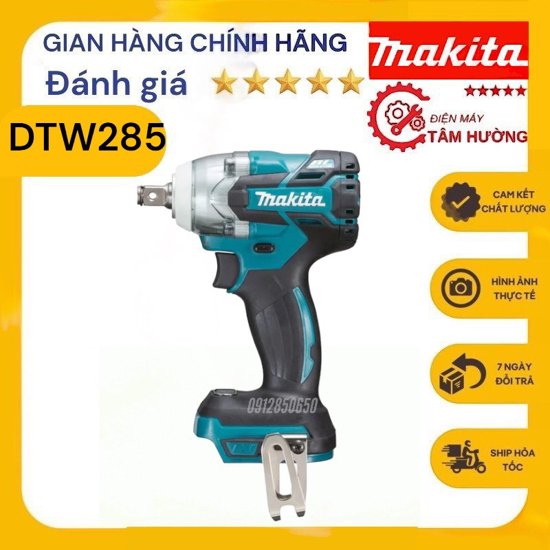 Dtw285 - Máy siết bulong dùng pin 18v makita , hàng chính hãng | Shopee ...