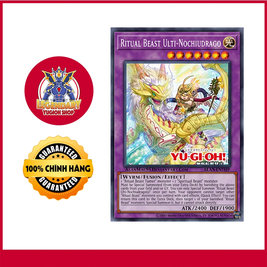 [Thẻ Bài Yugioh Chính Hãng] Ritual Beast Ulti-Nochiudrago | Shopee Việt Nam