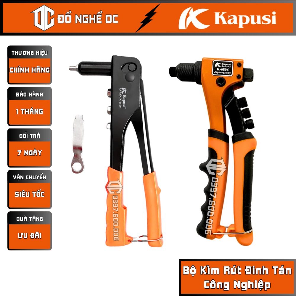 Bộ Kìm Rút Đinh Tán Công Nghiệp, Kìm Rút Rive Có Trợ Lực 4 Lỗ 9.5 ...