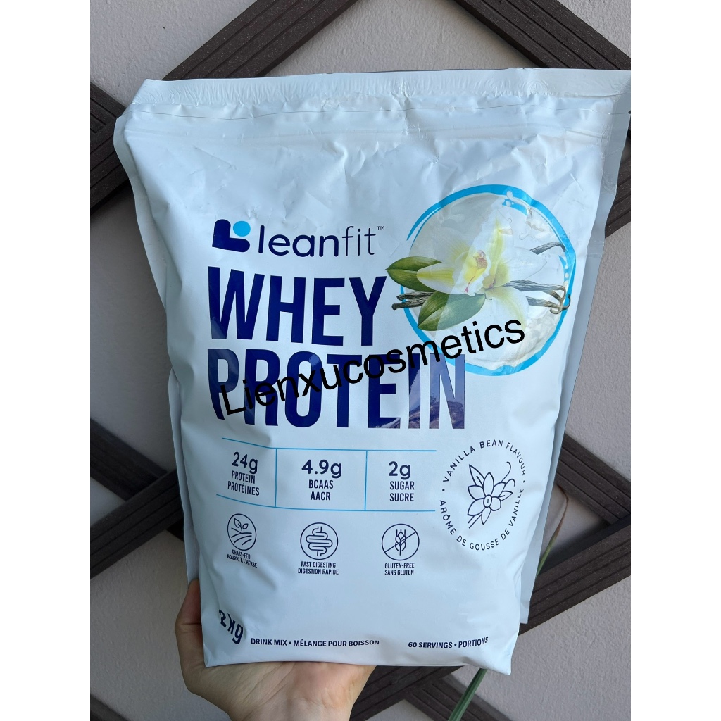 Whey protein leanfit, túi 2kg, hsd 2026- made in Canada | Shopee Việt Nam