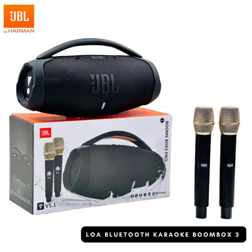 Loa Karaoke JBL Boombox 3 Pro_Công Suất 100W Siêu Bass Cực Mạnh_Tích ...