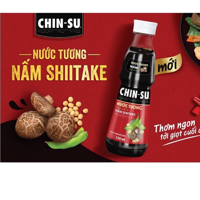 Nước tương Chinsu tỏi ớt/ Chinsu nấm shiitake chai 330ml | Shopee Việt Nam