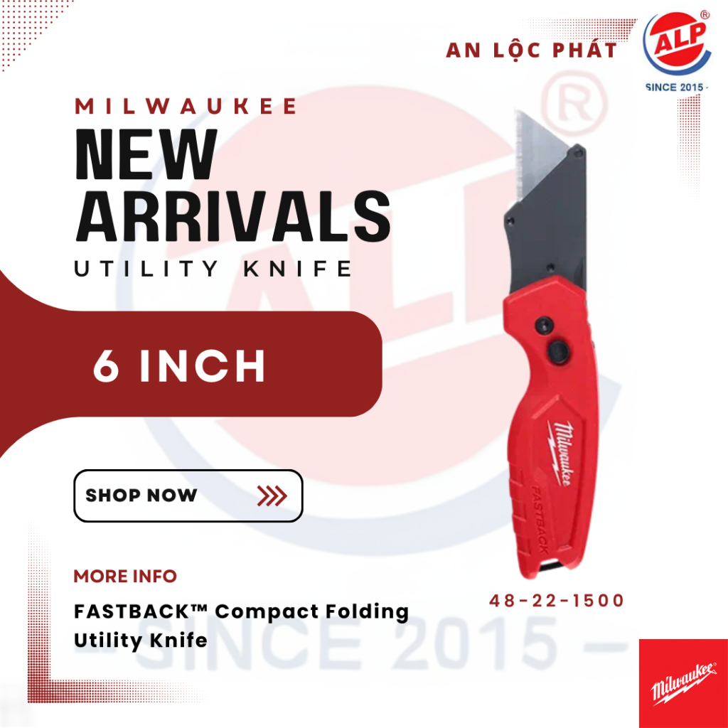 MILWAUKEE Dao Trổ Gấp Gọn FASTBACK™ (48-22-1500) | Shopee Việt Nam