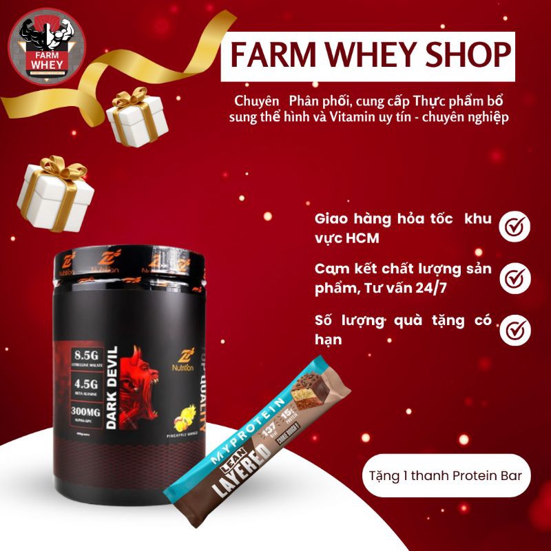 DARK DEVIL -- PRE WORKOUT SIÊU MẠNH, TĂNG SỨC MẠNH SỨC BỀN TRONG TẬP ...