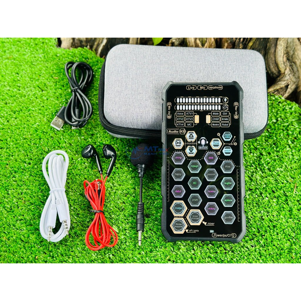 Sound card K9 mobile - Chơi game, thu âm, livestream, karaoke online ...