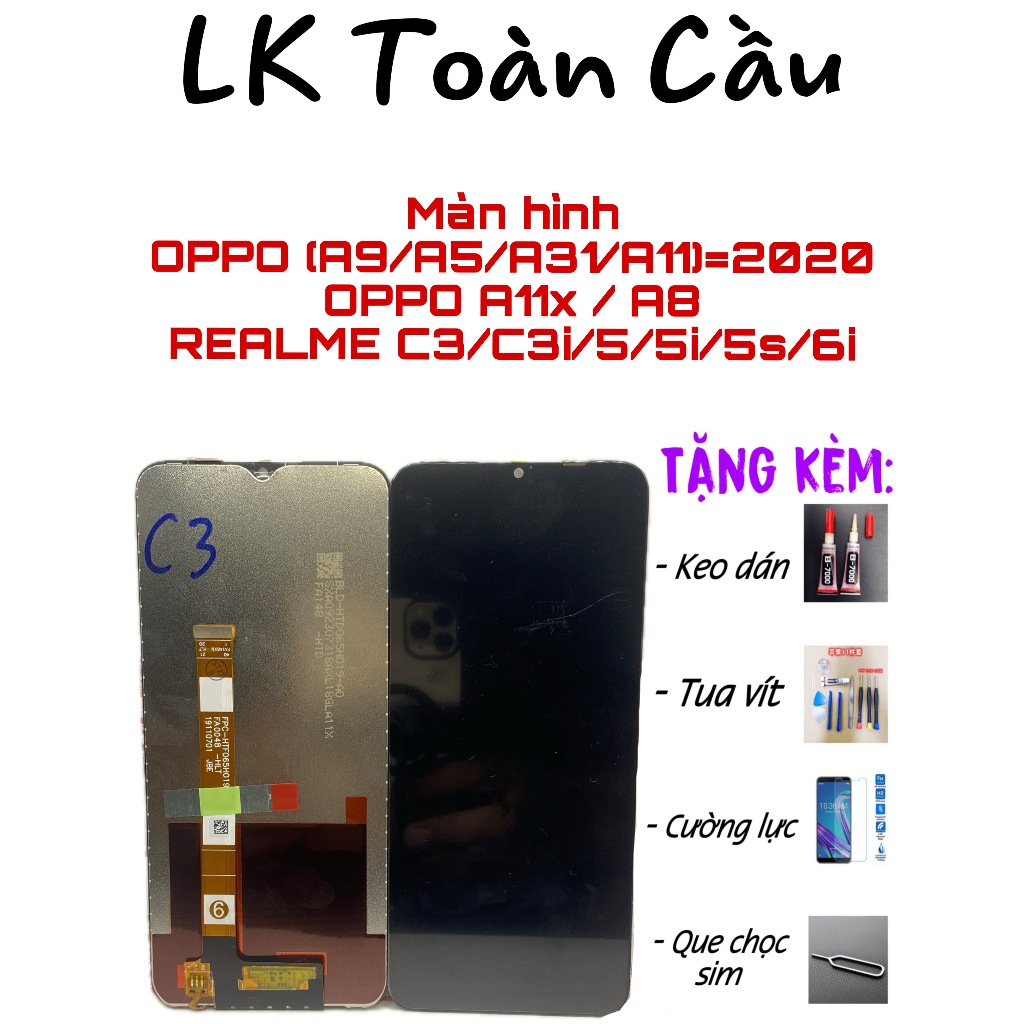 Màn hình Oppo A5-2020 / A9-2020 / A31-2020 / A11-2020 / A8 / Realme C3 ...