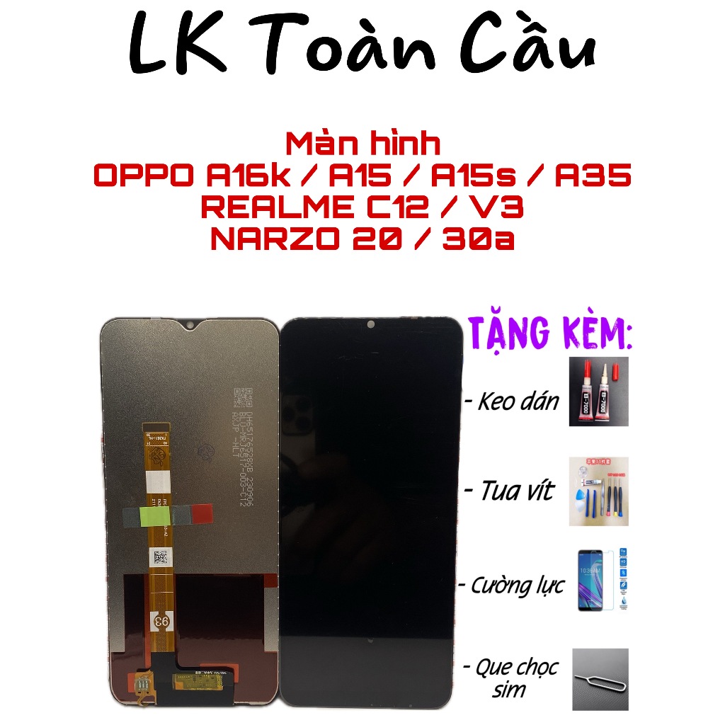 Màn Hình OPPO A16k / A15 / A15s / a35 2021 / realme c11-2020 / realme ...