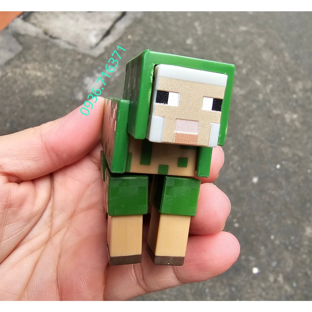 Mô hình nhân vật Minecraft cao 8.5cm hàng chính hãng Mattel Nobox ...