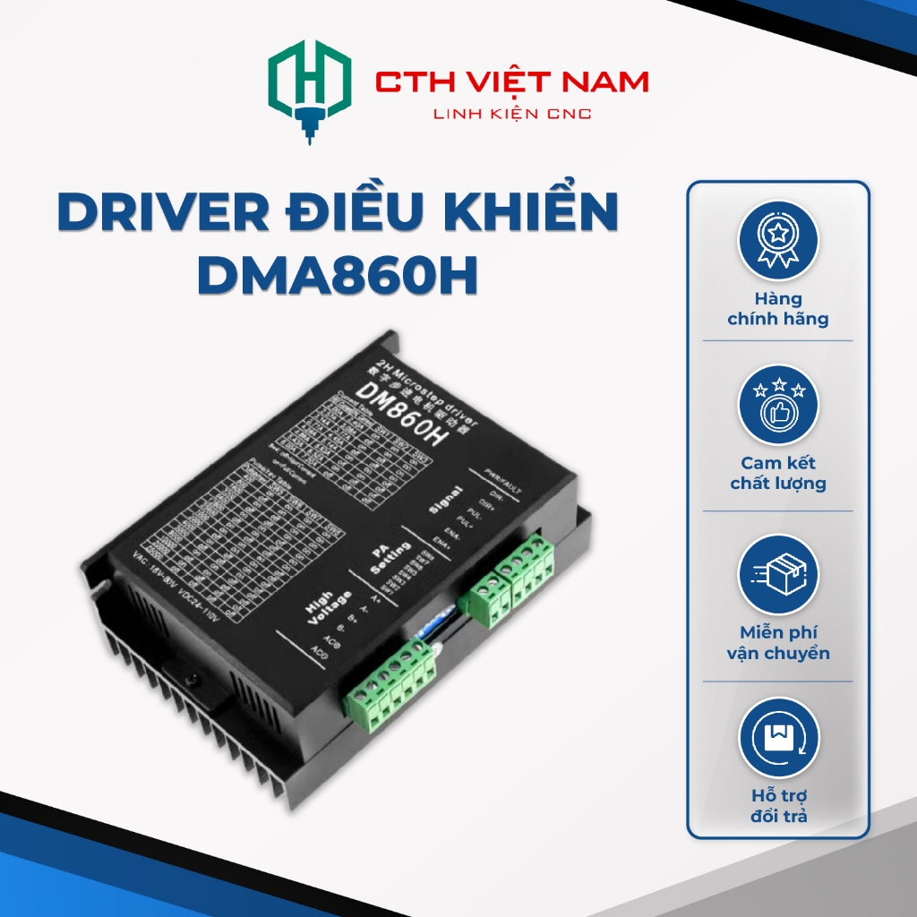 Driver điều khiển động cơ bước DMA860H, Mạch điều khiển Leadshine chính ...