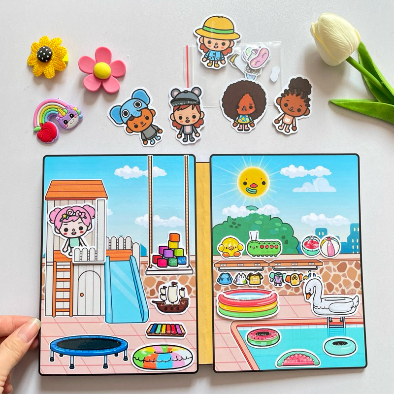 Ngôi nhà vui chơi của các bé Toca Boca mẫu 2 - Toca Life world - Búp bê ...