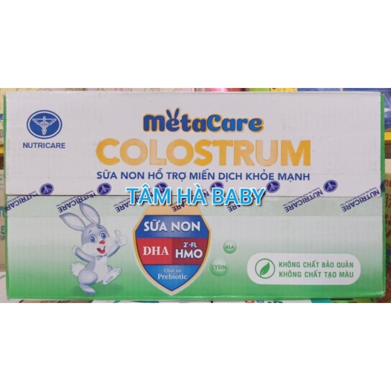 Thùng sữa Metacare Colostrum Nutricare 5,28 lít (48 hộp x 110 ml) ( shop mẹ và bé THM ) | Shopee ...