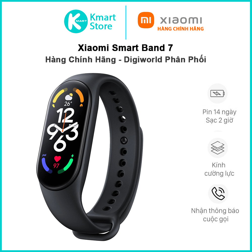 Vòng đeo tay thông minh Xiaomi Smart Band 7 | Bản quốc tế | Bảo hành 12 ...