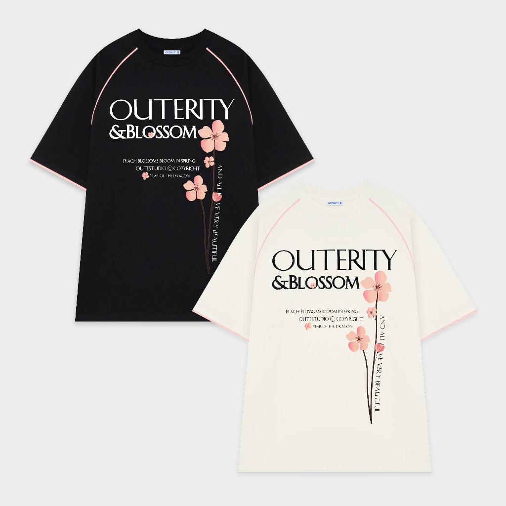 Áo Thun Outerity Blossom / D&B Collection / Unisex Localbrand | Shopee Việt Nam