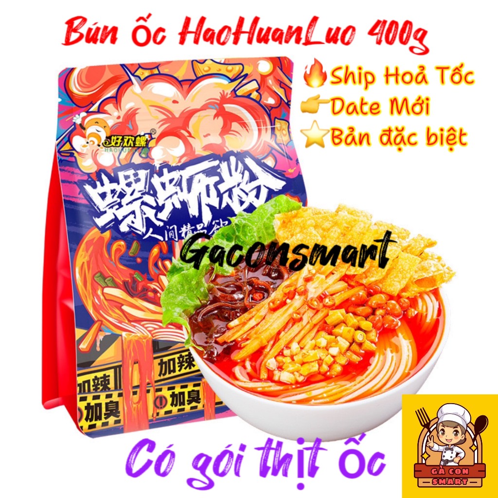Bún Ốc HAOHUANLUO màu Hồng 400g Đặc Biệt | Shopee Việt Nam