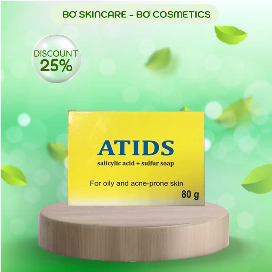 Xà phòng y khoa ATIDS tạm biệt mụn lưng, v:êm lỗ chân lông (80gr ...