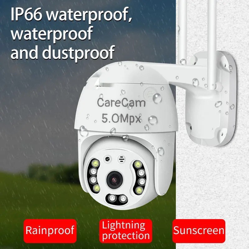 Camera Wifi CARECAM 5.0MP Ngoài trời Hoặc Trong Nhà 3.0MP Xoay 360đ ...