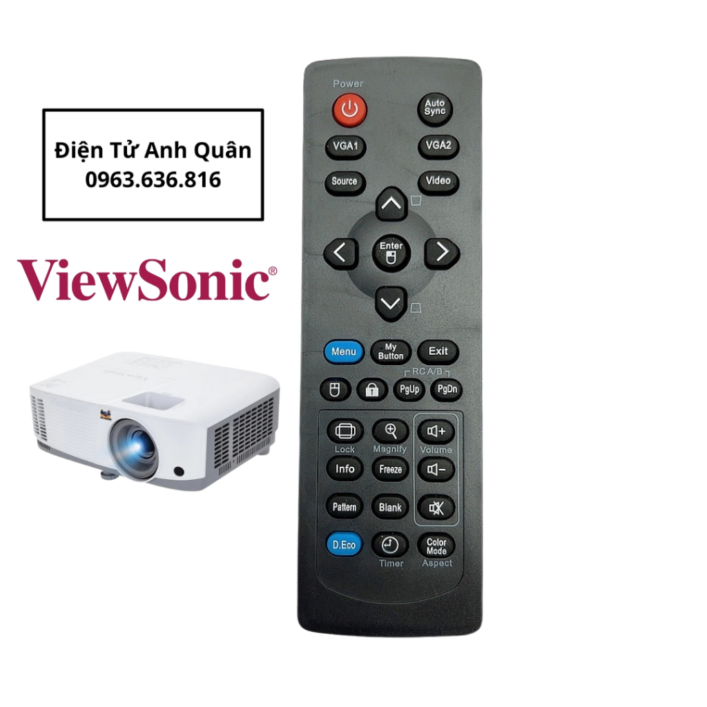 Remote Điều Khiển Máy Chiếu Viewsonic các dòng | Shopee Việt Nam