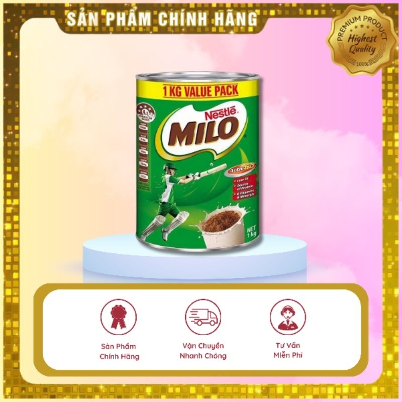 Sữa bột Milo Úc Nestle Chính Hãng 1kg Date 11.2024 | Shopee Việt Nam