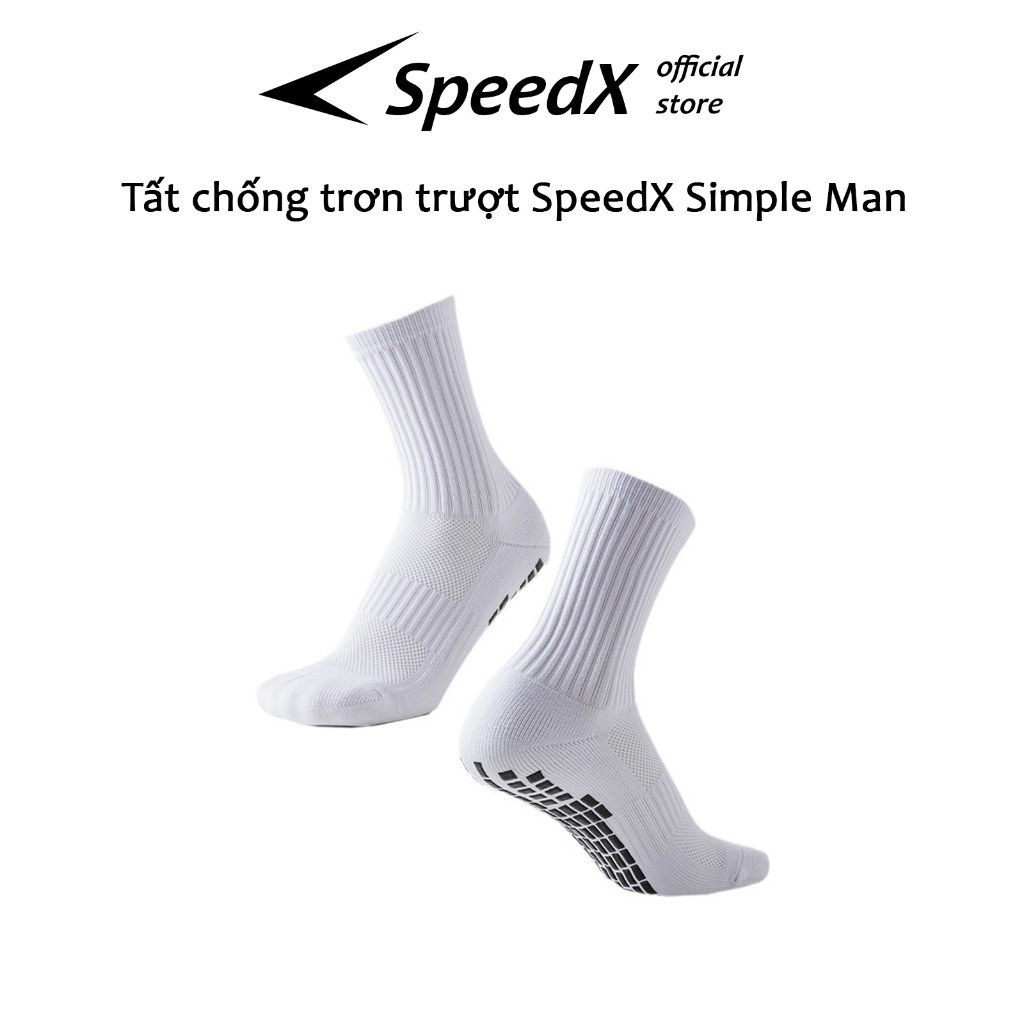 Tất Vớ Chống Trơn Trượt SpeedX Simple Man Free Size 38-45 Tất chống ...