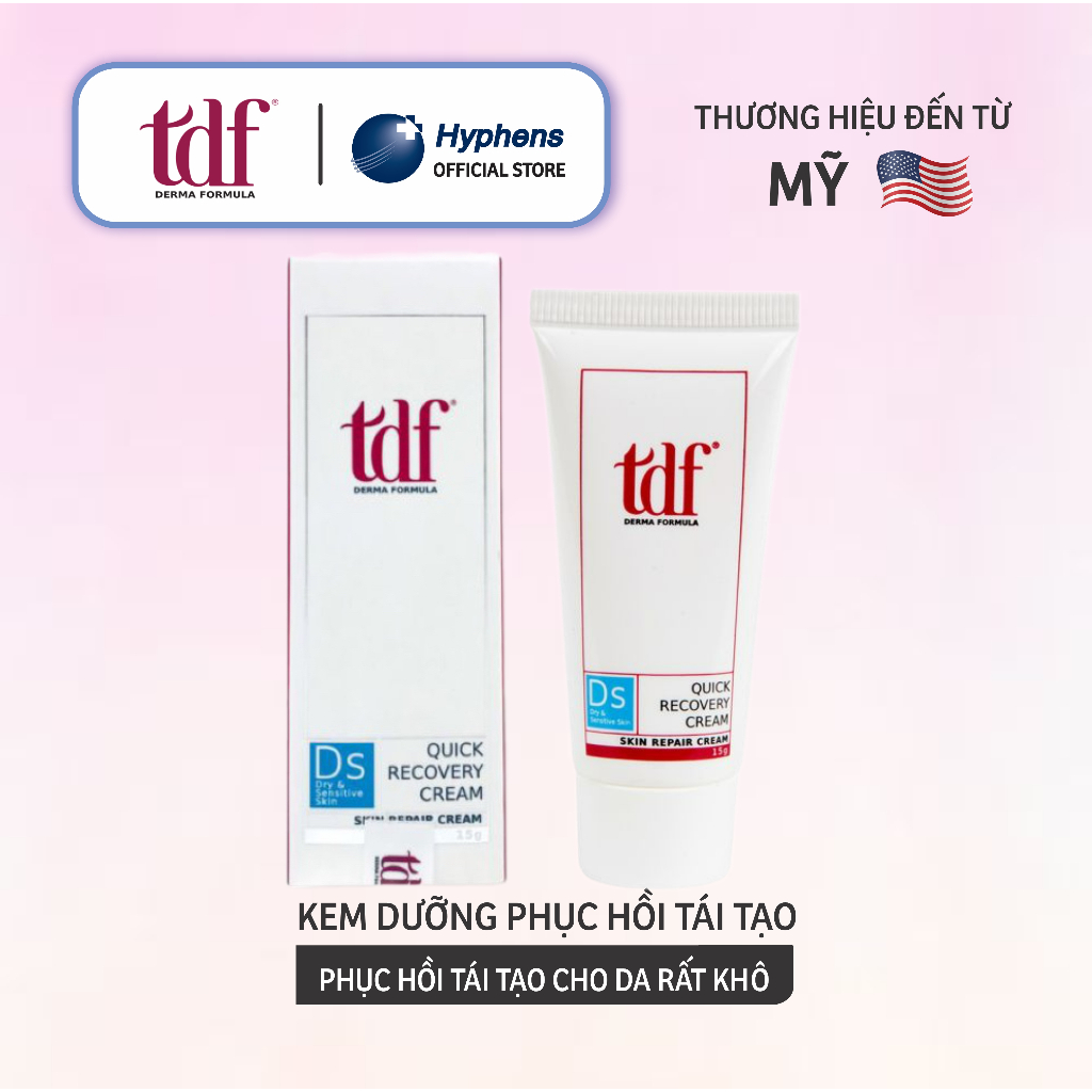Kem dưỡng da phục hồi tái tạo cho da rất khô TDF QUICK RECOVERY CREAM ...