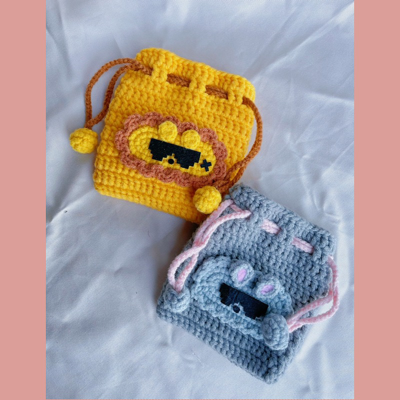 Túi rút len LionChinzilla GeminiFourth My School President | Shopee ...