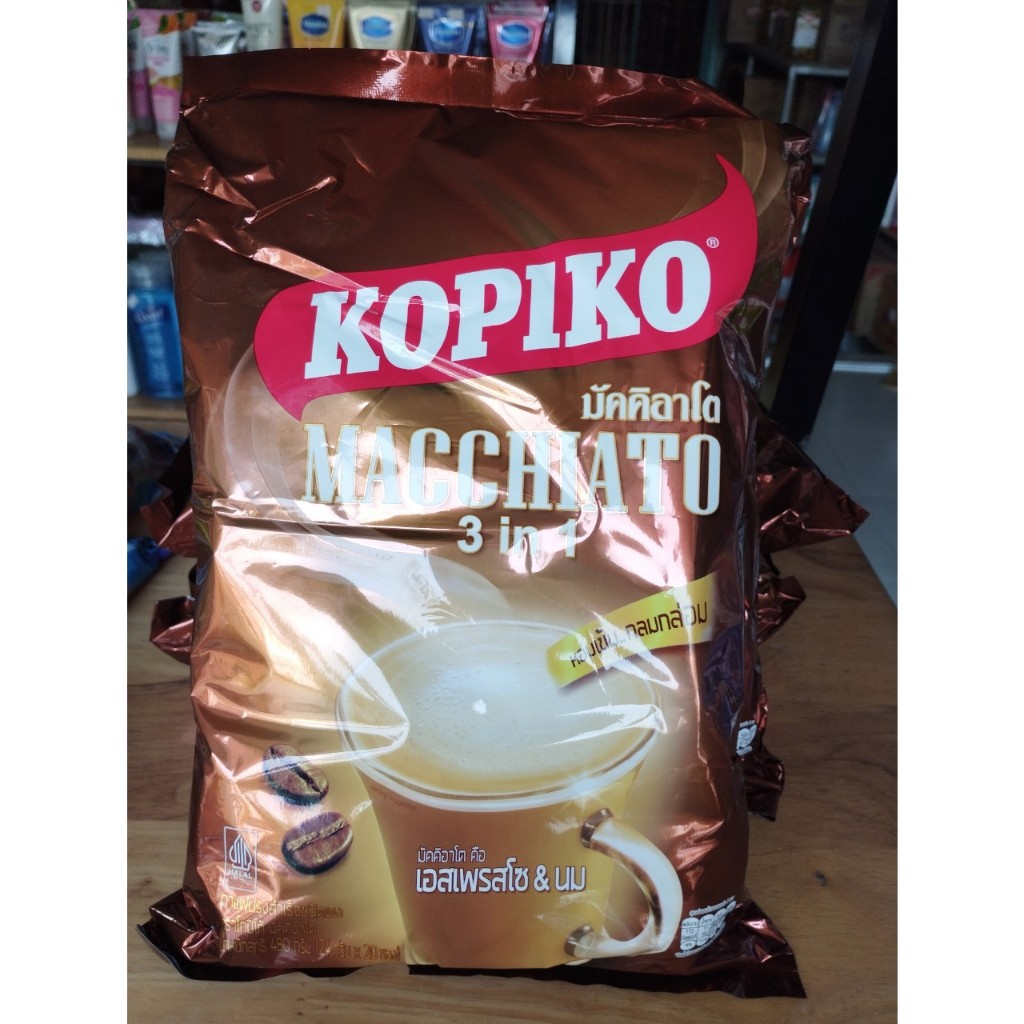 Cà phê hòa tan Kopiko Macchiato 480g (20 gói x 24g/gói) | Shopee Việt Nam