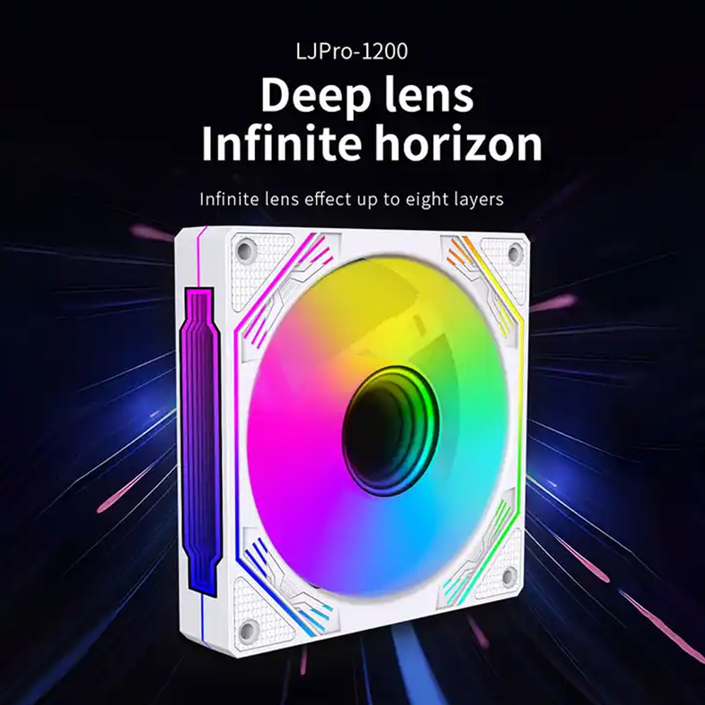 Quạt Tản Nhiệt, FAN LED RGB LC-10, LC-20, LC-30 - Phiên bản gió thổi ...