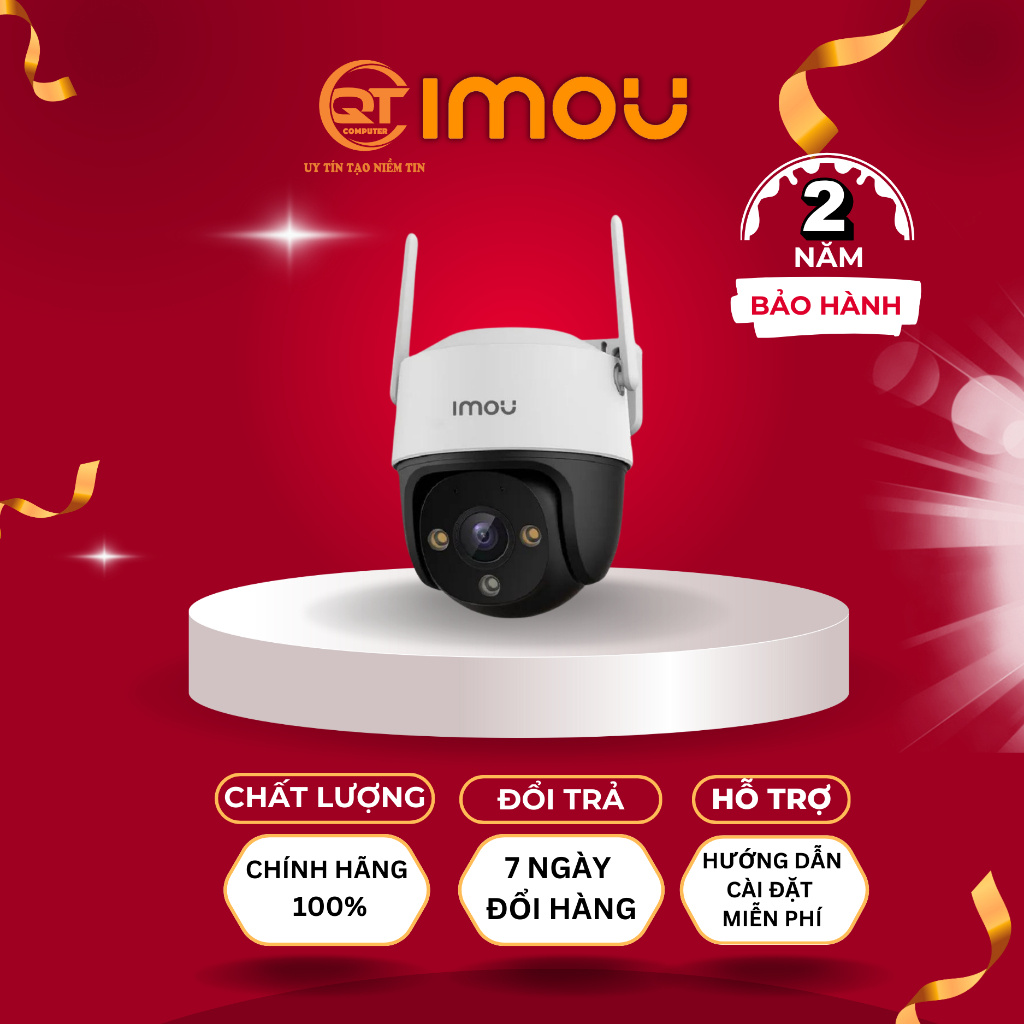 Camera IMOU Ngoài trời Cruiser S21FP / S41FP ip Wifi, Hình ảnh Full HD ...