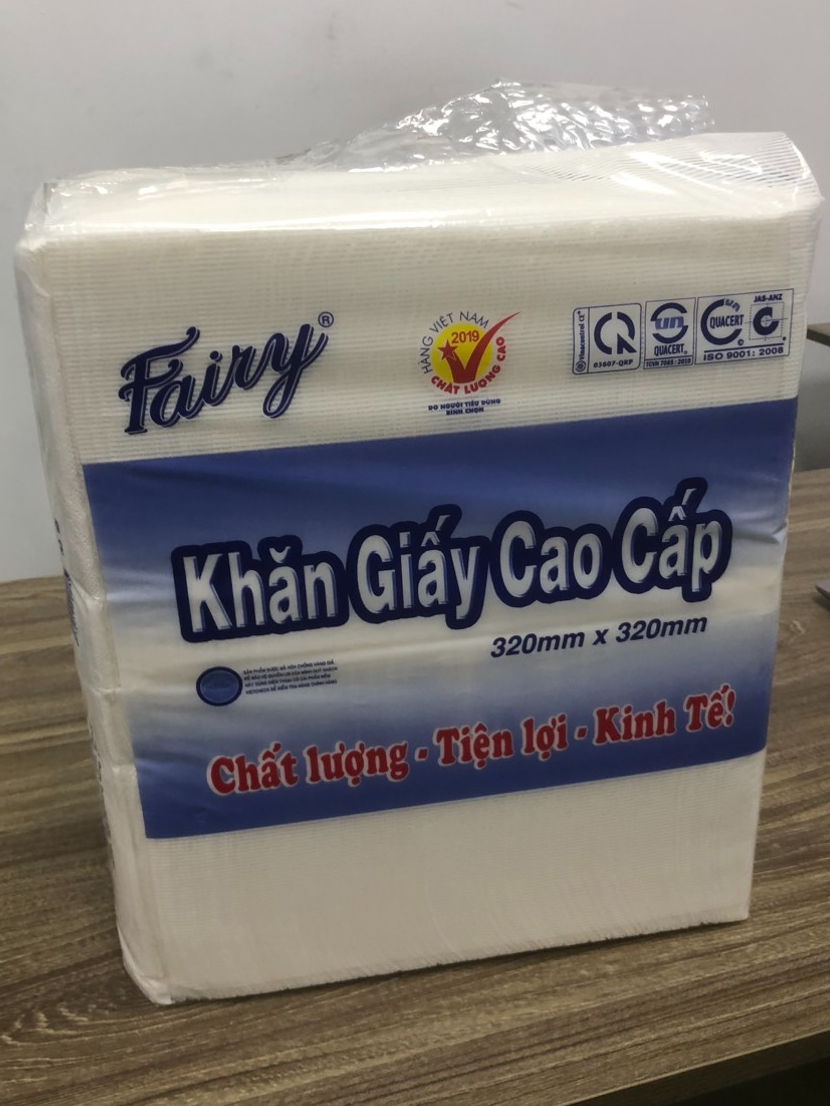 Khăn Giấy Ăn Cao Cấp FAIRY 540 Tờ, 2 Lớp, 1kg, Khổ 320 x 320mm | Shopee ...