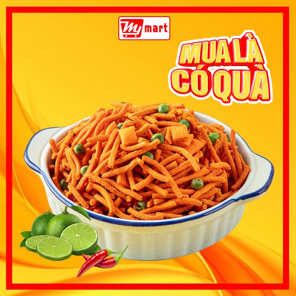 Bimbim que, bim bim tăm đậu Hà Lan túi 100g đồ ăn vặt Mymart | Shopee Việt Nam