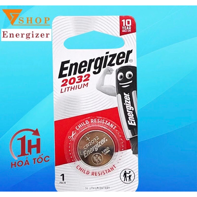 Pin cúc áo Energizer CR2032 3V | Shopee Việt Nam