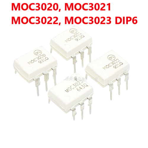 IC quang điều khiển triac MOC3020, MOC3021, MOC3022, MOC3023 chân cắm - Chính hãng | Shopee Việt Nam