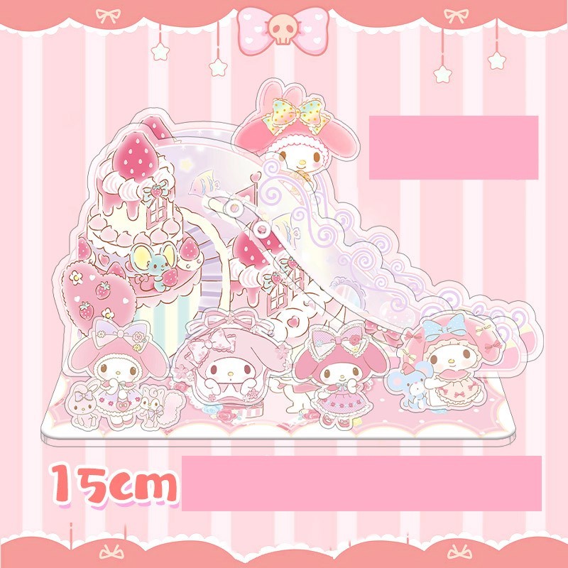 Sanrio Standee cầu trượt Melody Kuromi Cinnamoroll Hello Kitty Pochacco ...