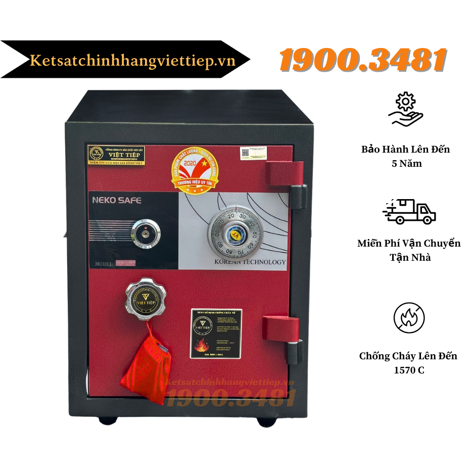 Két sắt Việt Tiệp khóa cơ KC54 - C chống cháy | Shopee Việt Nam