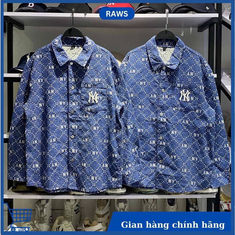 [RAWS] Jean MLB denim NY monogram chính hãng | Shopee Việt Nam