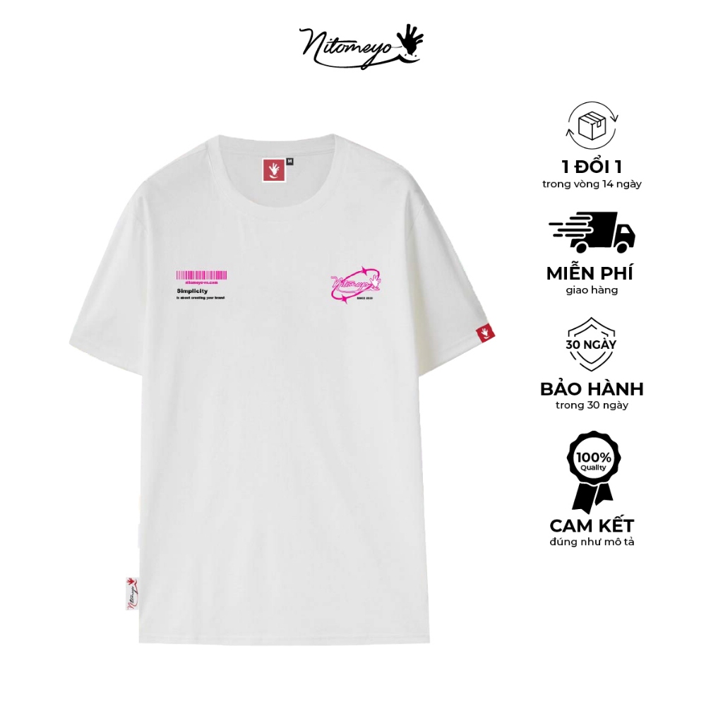 Áo Thun Oversize NITOMEYO Barcode Tee | Shopee Việt Nam