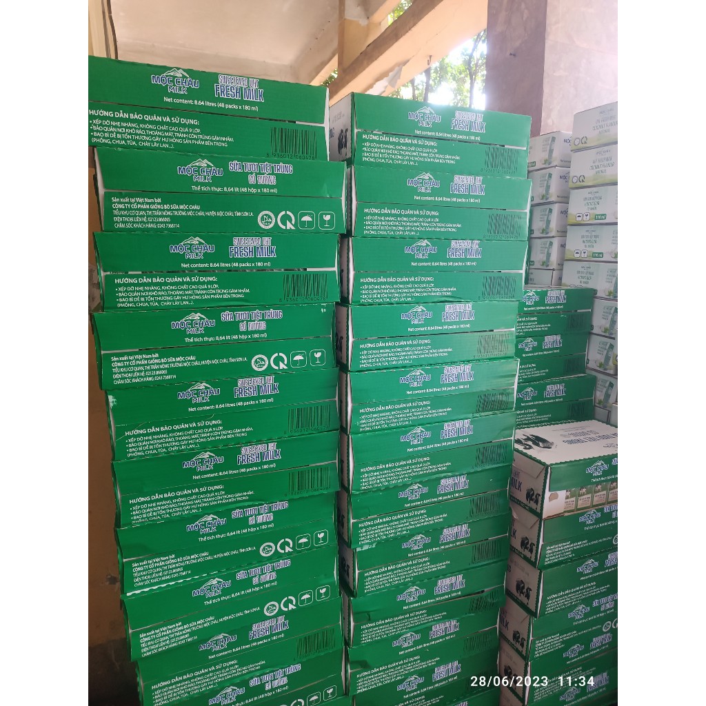 Sữa tươi Mộc Châu thùng 48 hộp 180ml/ thùng 48 hộp 110ml nhiều vị (SHIP HỎA TỐC) | Shopee Việt Nam