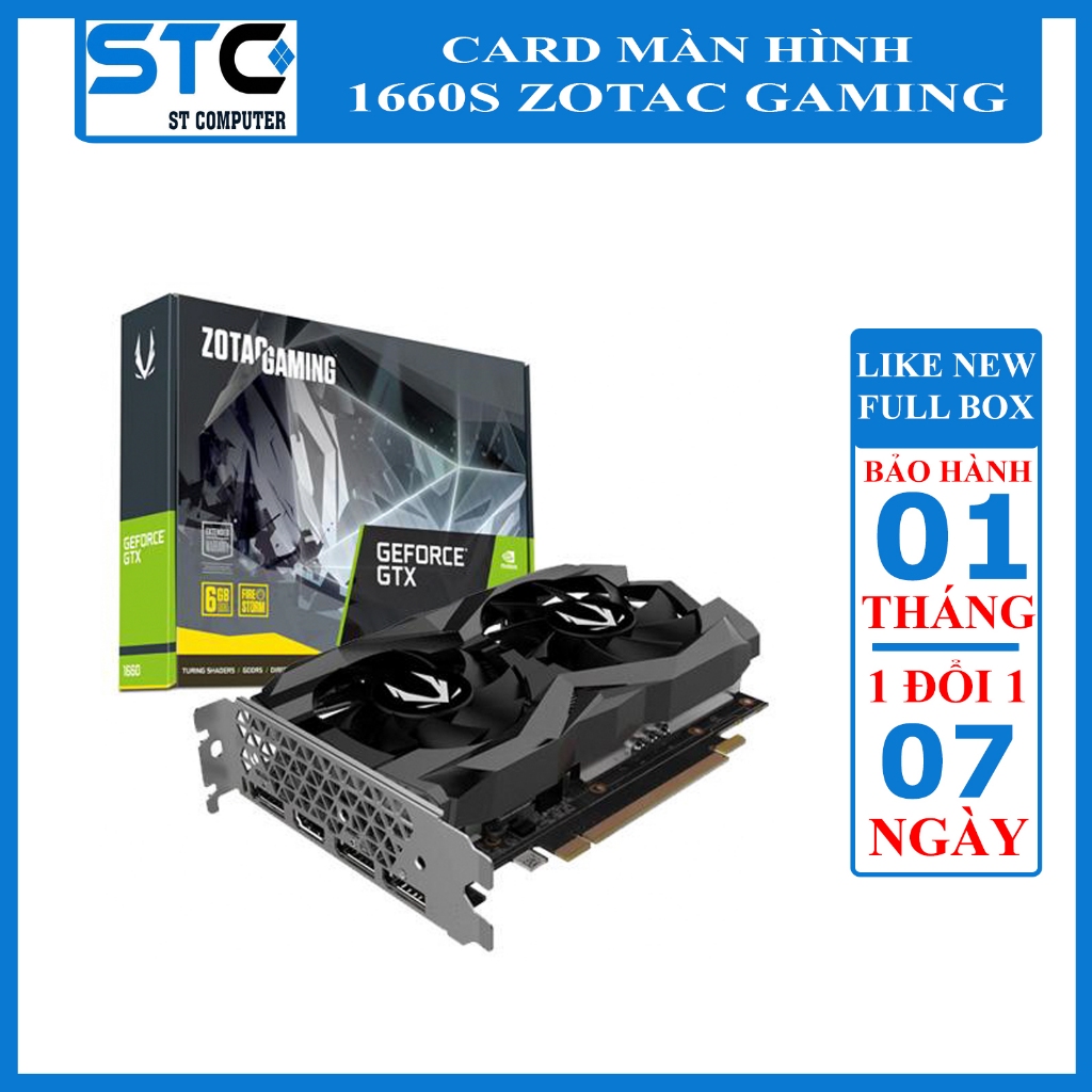 Card Màn Hình, VGA 1660 Super Zotac Like New Full Box | Shopee Việt Nam