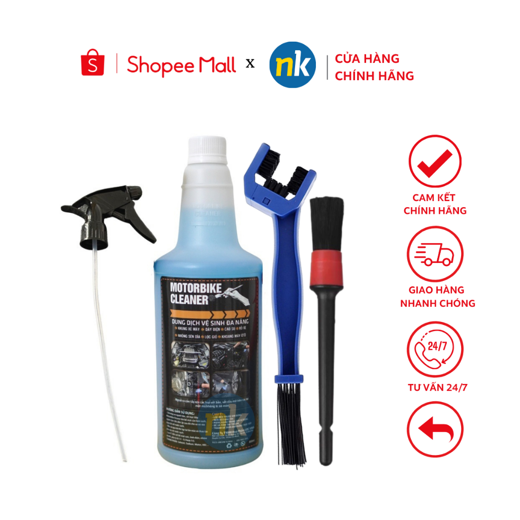 Dung dịch tẩy rửa ĐA NĂNG NK Motorbike Cleaner 850ml chuyên tẩy rửa ...