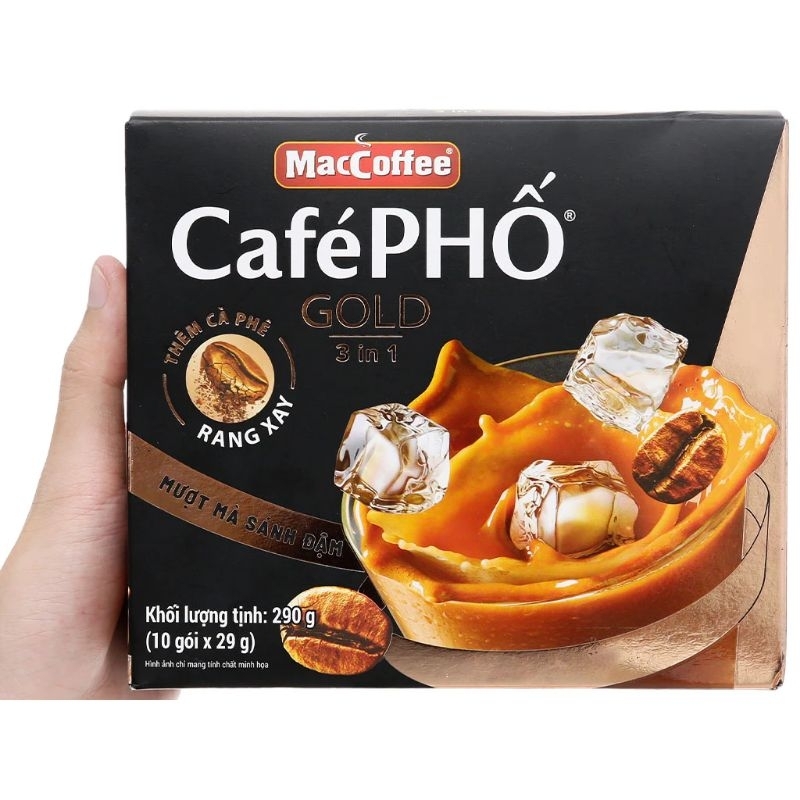 Cà Phê sữa MacCoffee Cafe Phố Gold 3in1 290g | Shopee Việt Nam