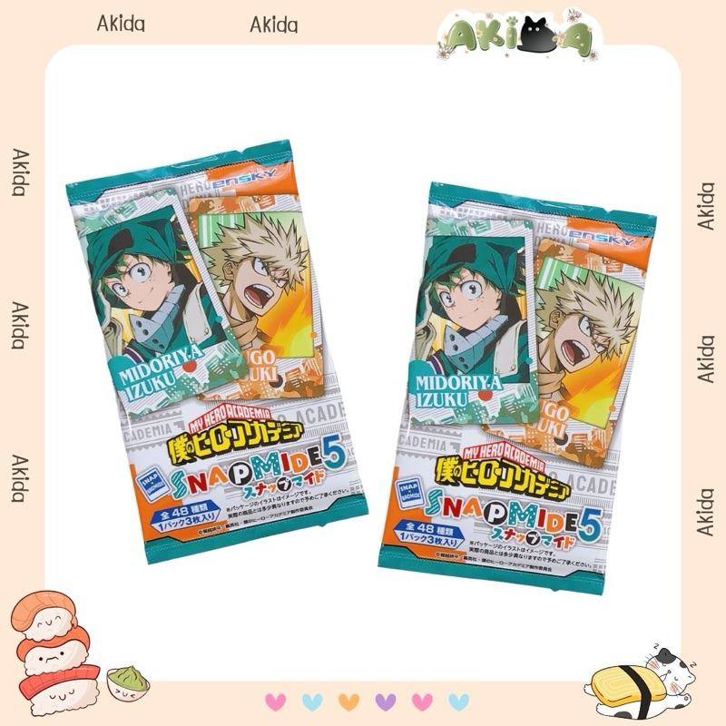 [Akida] Thẻ nhân phẩm - snapmide vol 5 - My Hero Academia | Shopee Việt Nam