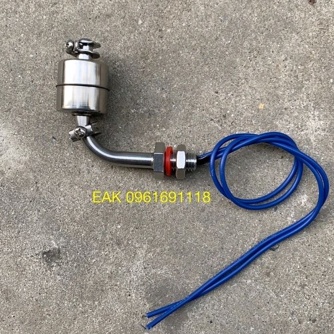 EAK - Công tắc phao cong inox - phao chống cạn nước M10 220V - inox 304 ...