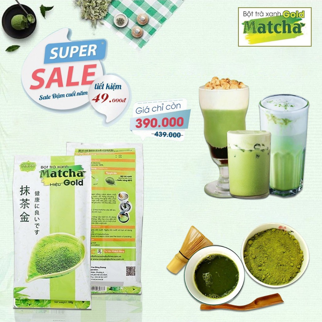 Bột Matcha Gold (trà xanh) - 500gr | Shopee Việt Nam